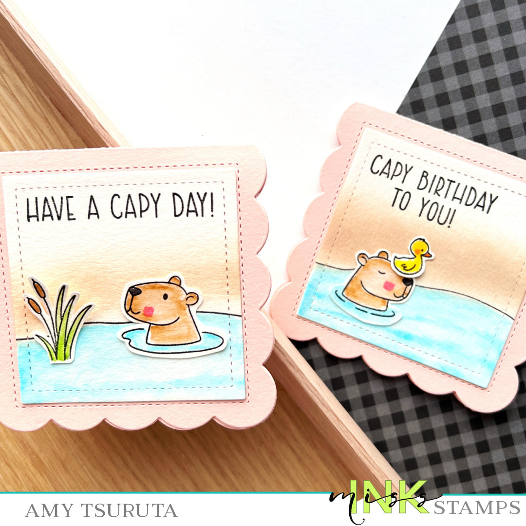 Capybara Duo – Miss Ink Stamps