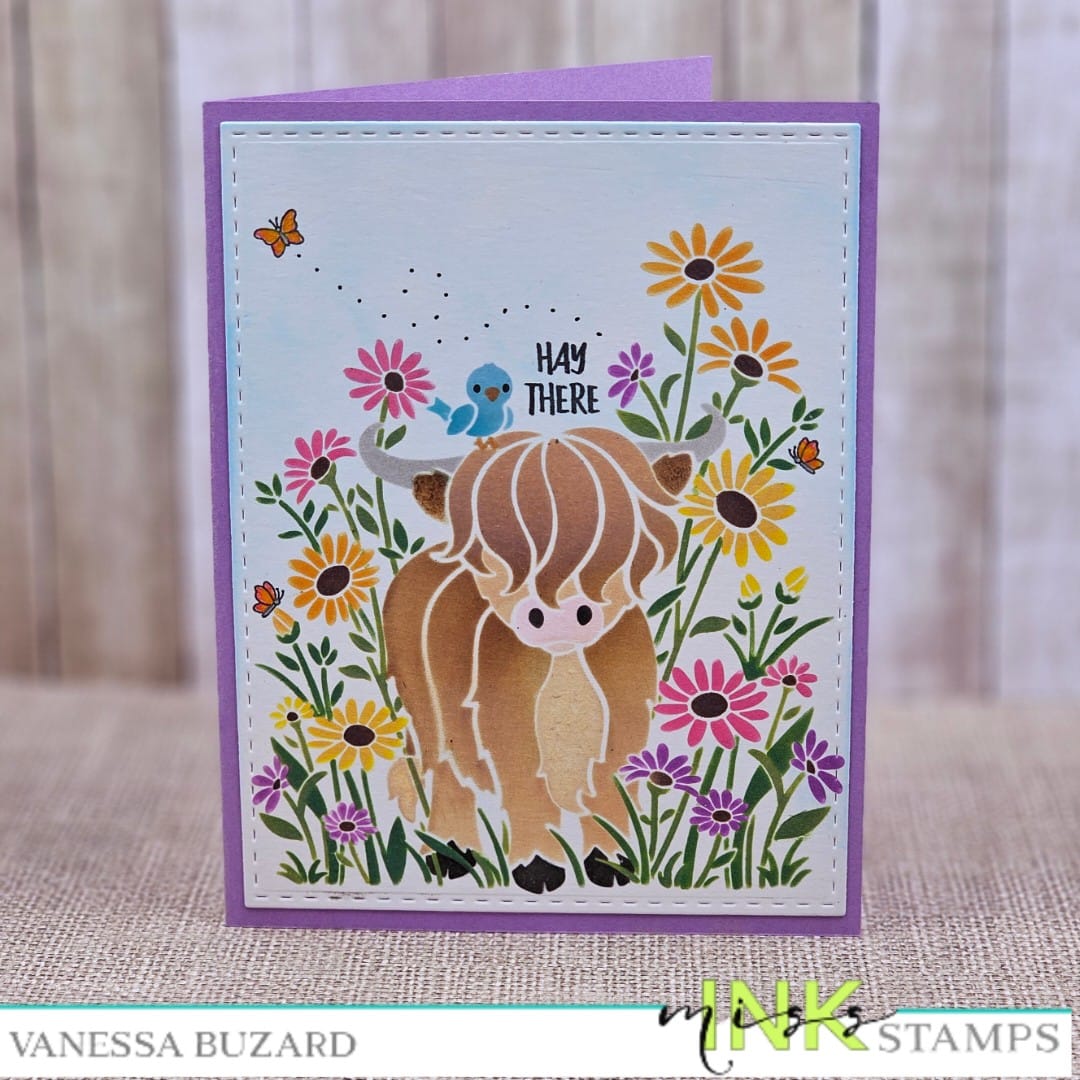 Highland Cow Stencil Set – Miss Ink Stamps